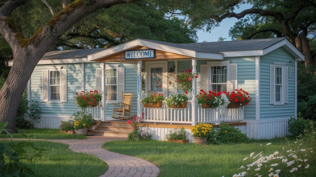 How to Give Your Mobile Home the Look of a Real House with Design ...